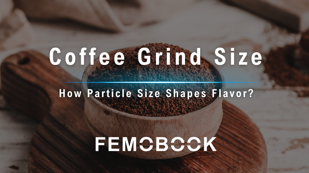 The Ultimate Guide to Coffee Grind Size: How Particle Size Shapes Flavor and Brewing – Femobook